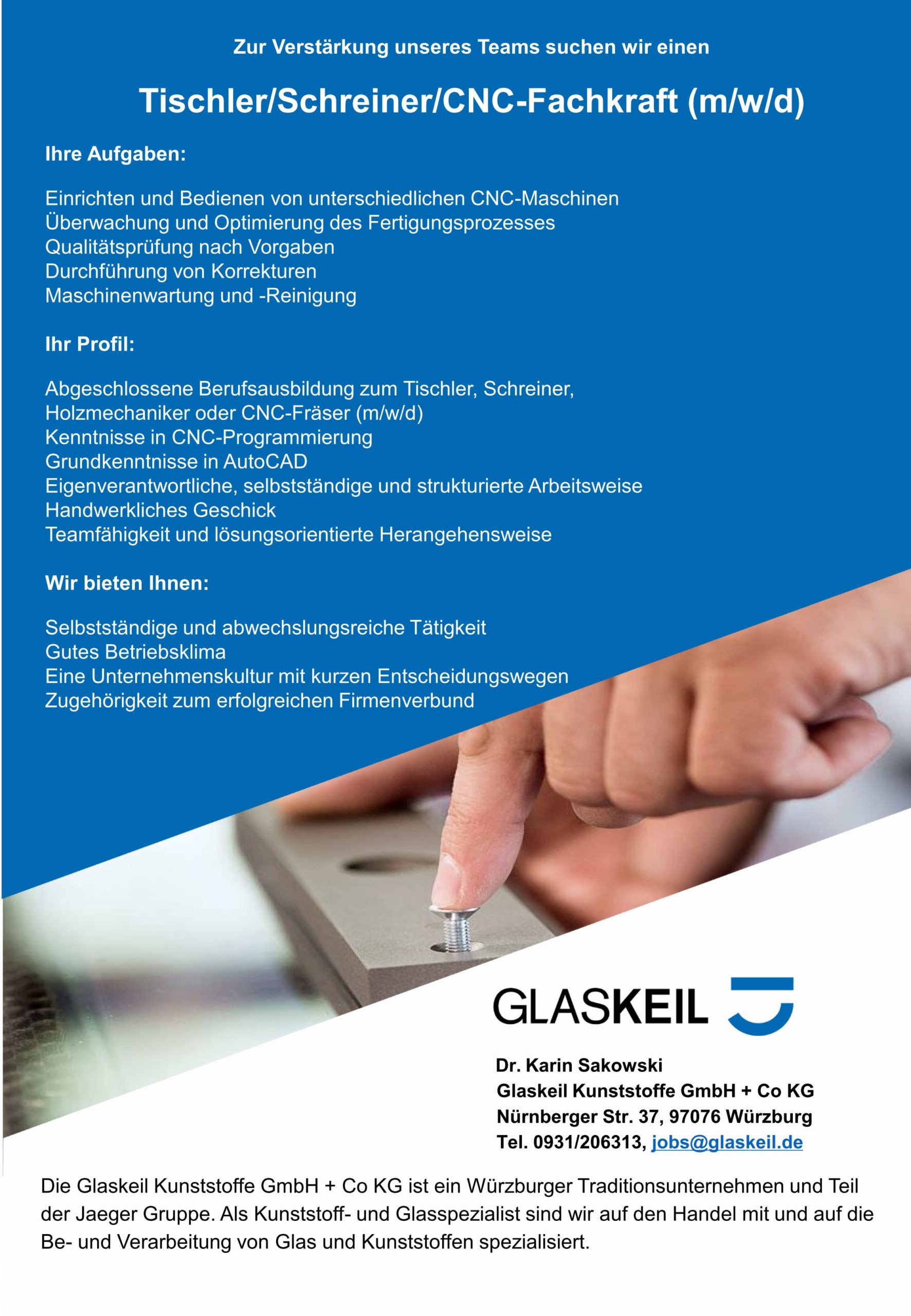 Karriere › Glaskeil